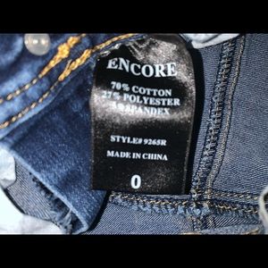 Encore Jeans | Jeans | Encore Jeans Size | Poshmark